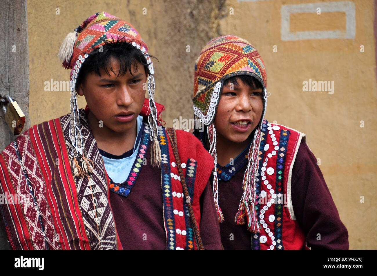 travel in peru cusco machu picchu to lake titicaka Stock Photo - Alamy