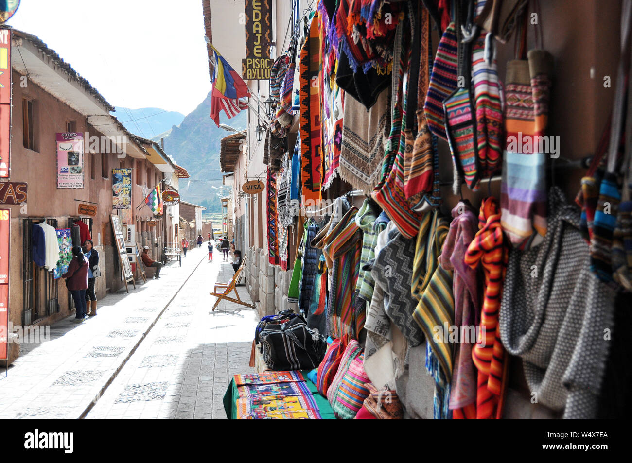 travel in peru cusco machu picchu to lake titicaka Stock Photo - Alamy