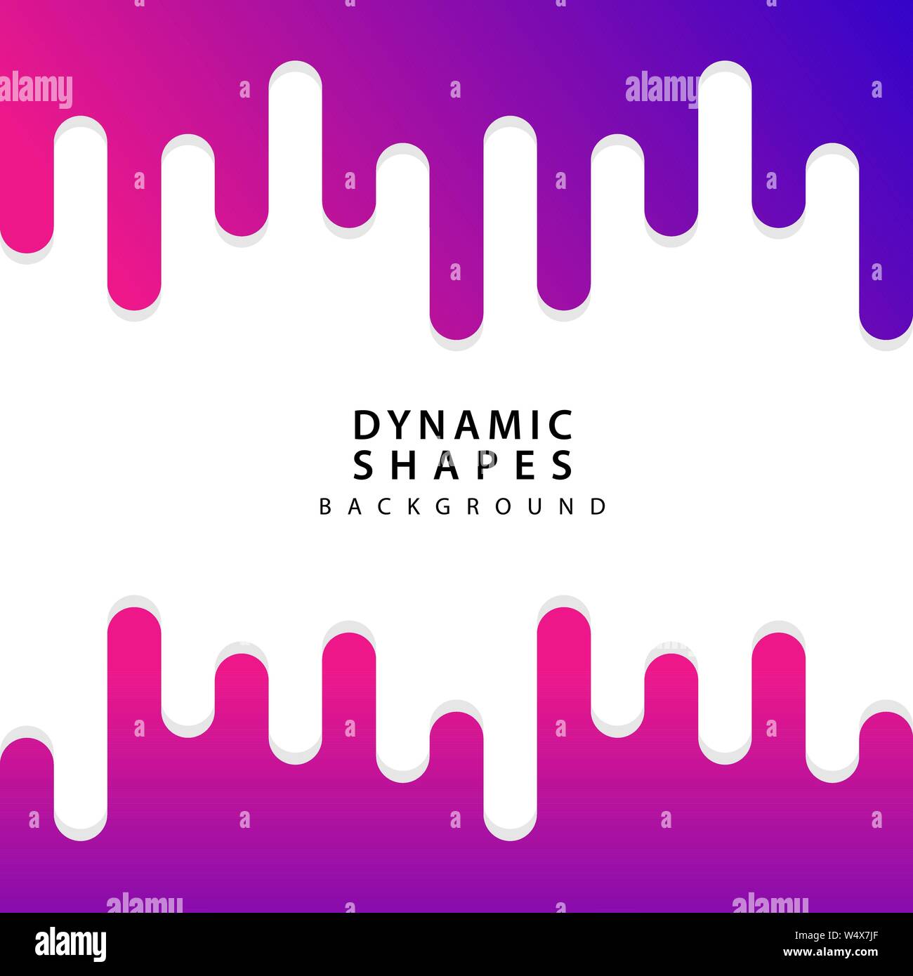 flat dynamic wavy form with irregular parallel rounded lines Background ...