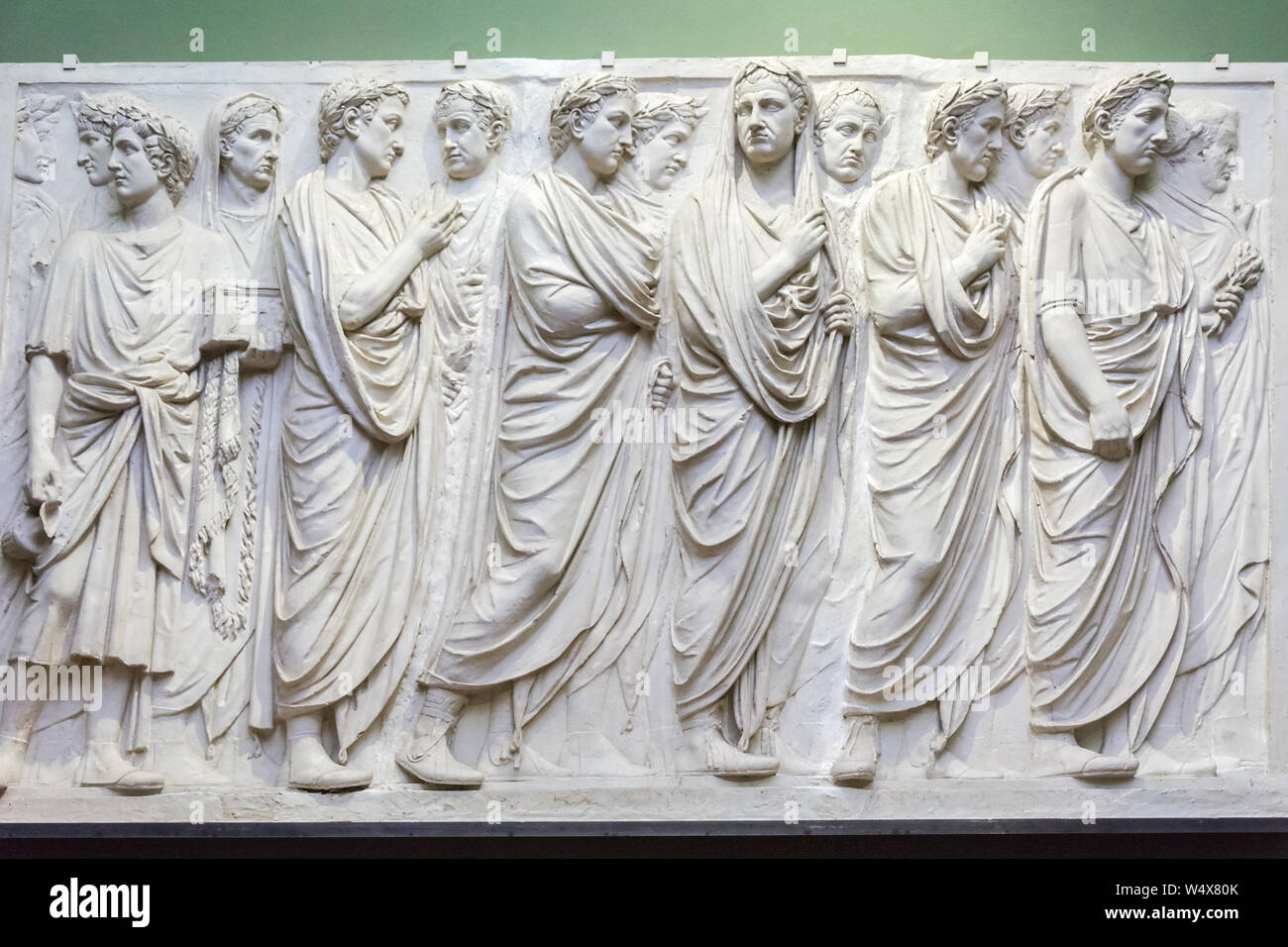 FLORENCE, ITALY - MAY 10, 2019: Artistic masterpiece, Roman art, relief ...