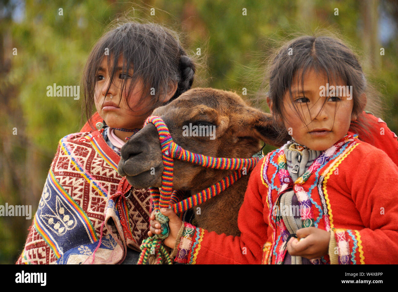 travel in peru cusco machu picchu to lake titicaka Stock Photo - Alamy