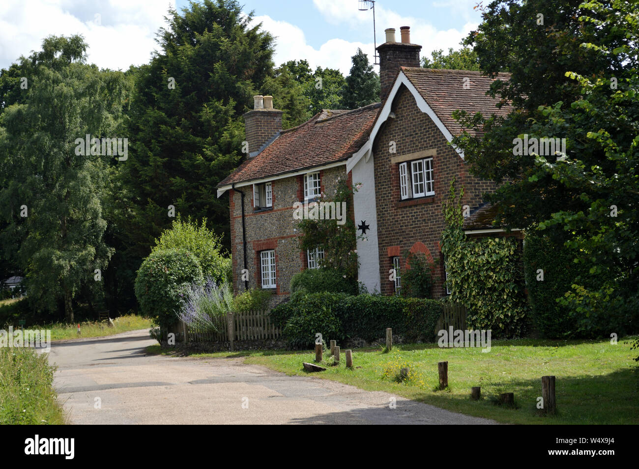 Reigate common and town centre Stock Photo - Alamy