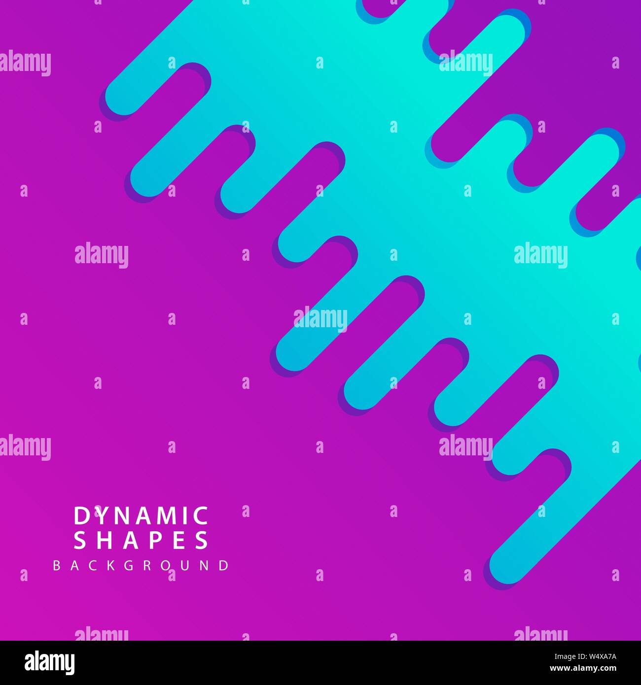 flat dynamic wavy form with irregular parallel rounded lines Background ...