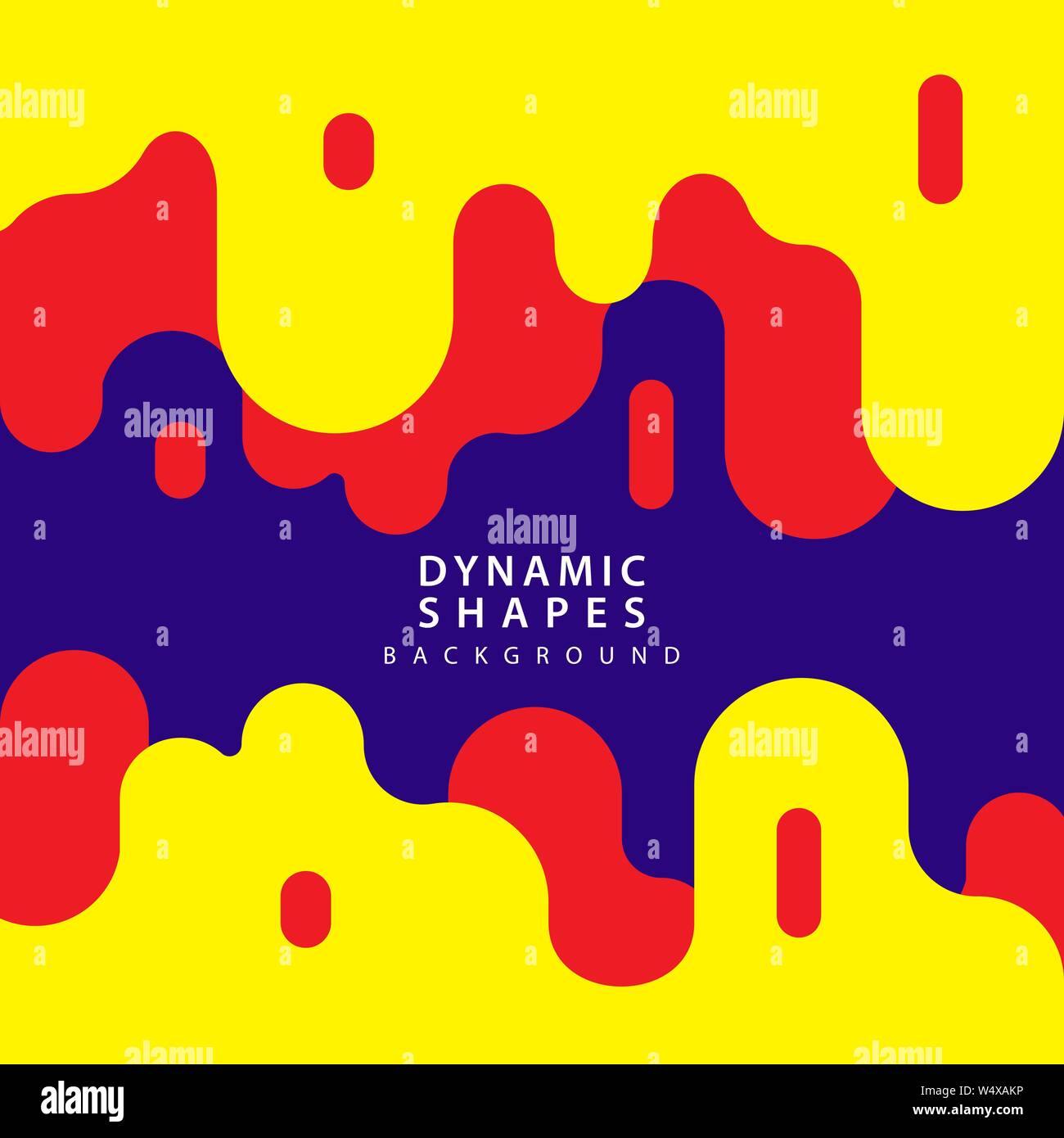 Modern Style Abstraction With Composition Made Of Various Rounded Shapes Element Vector