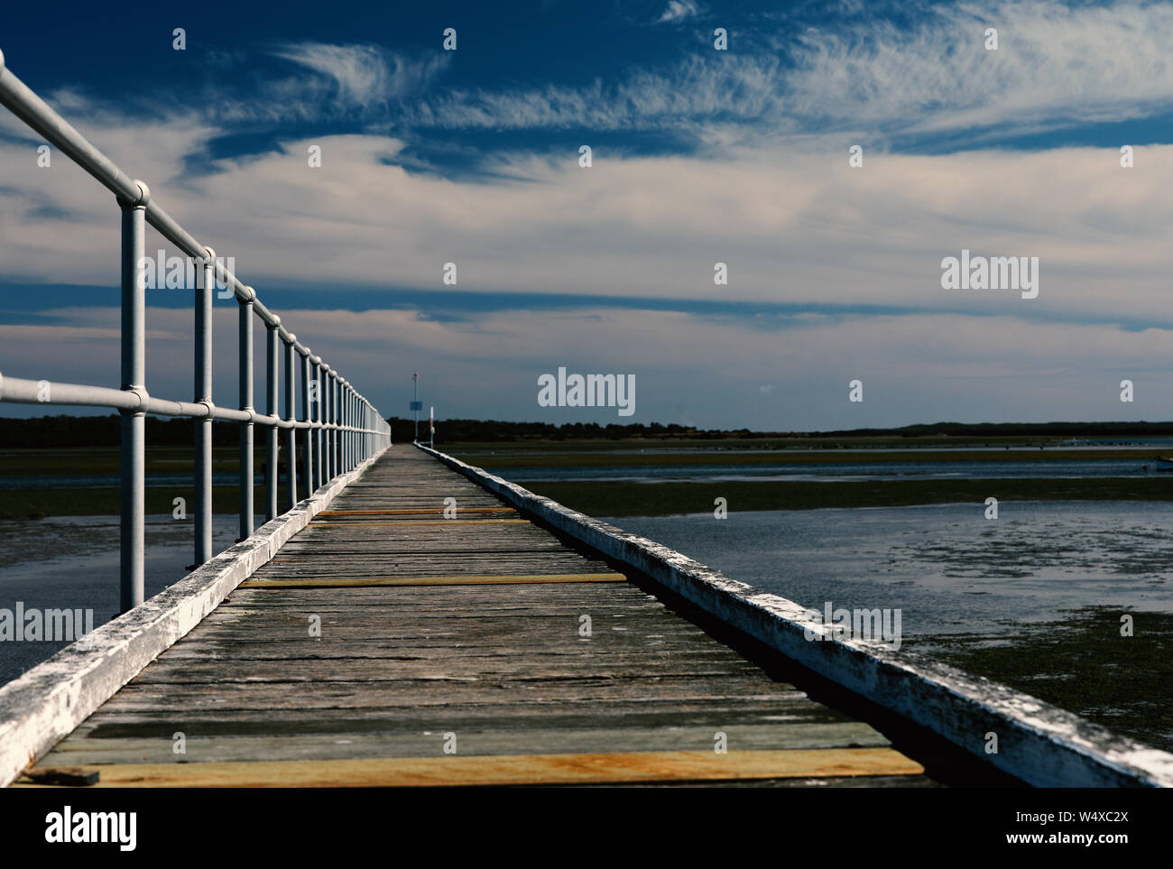 Pier Steg at the sea in Australia Stock Photo - Alamy