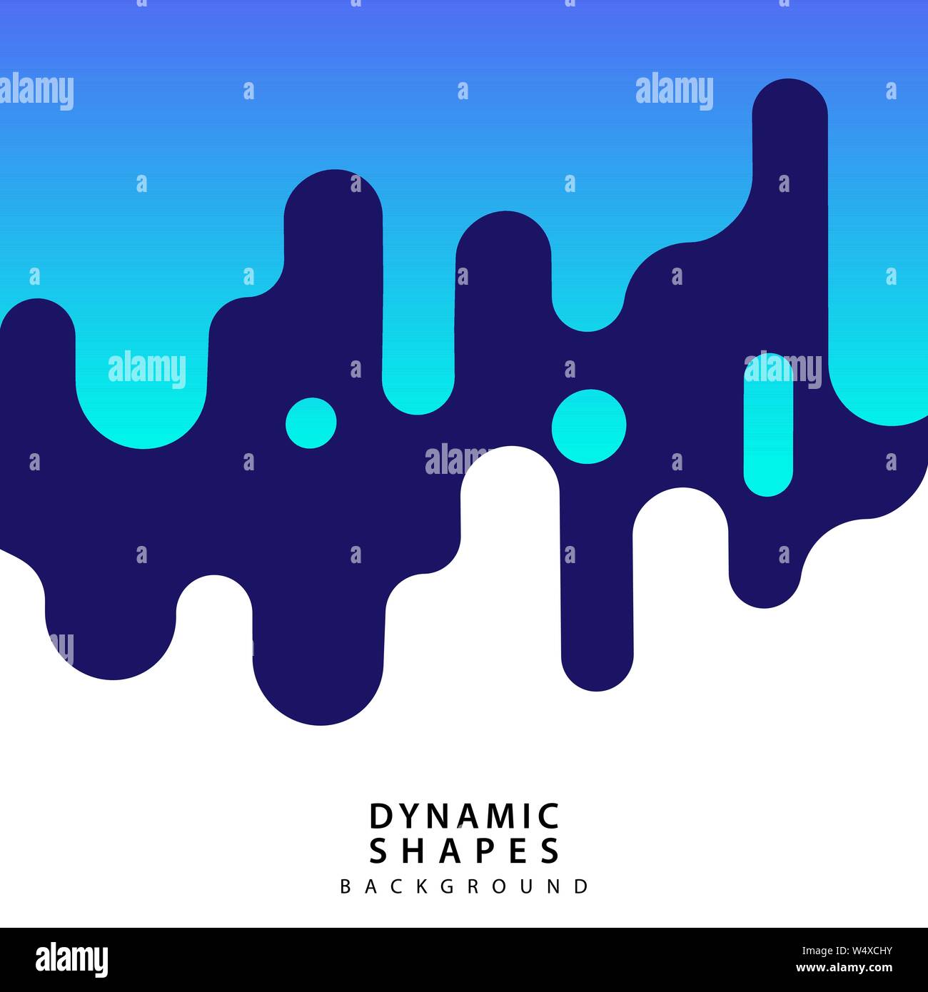 flat dynamic wavy form with irregular parallel rounded lines Background ...