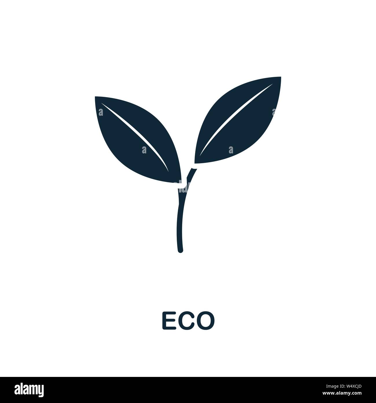 Eco vector icon illustration. Creative sign from farm icons collection ...