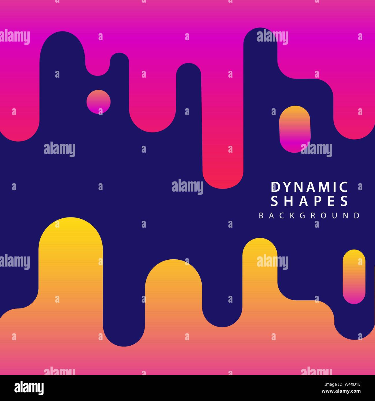 flat dynamic wavy form with irregular parallel rounded lines Background ...