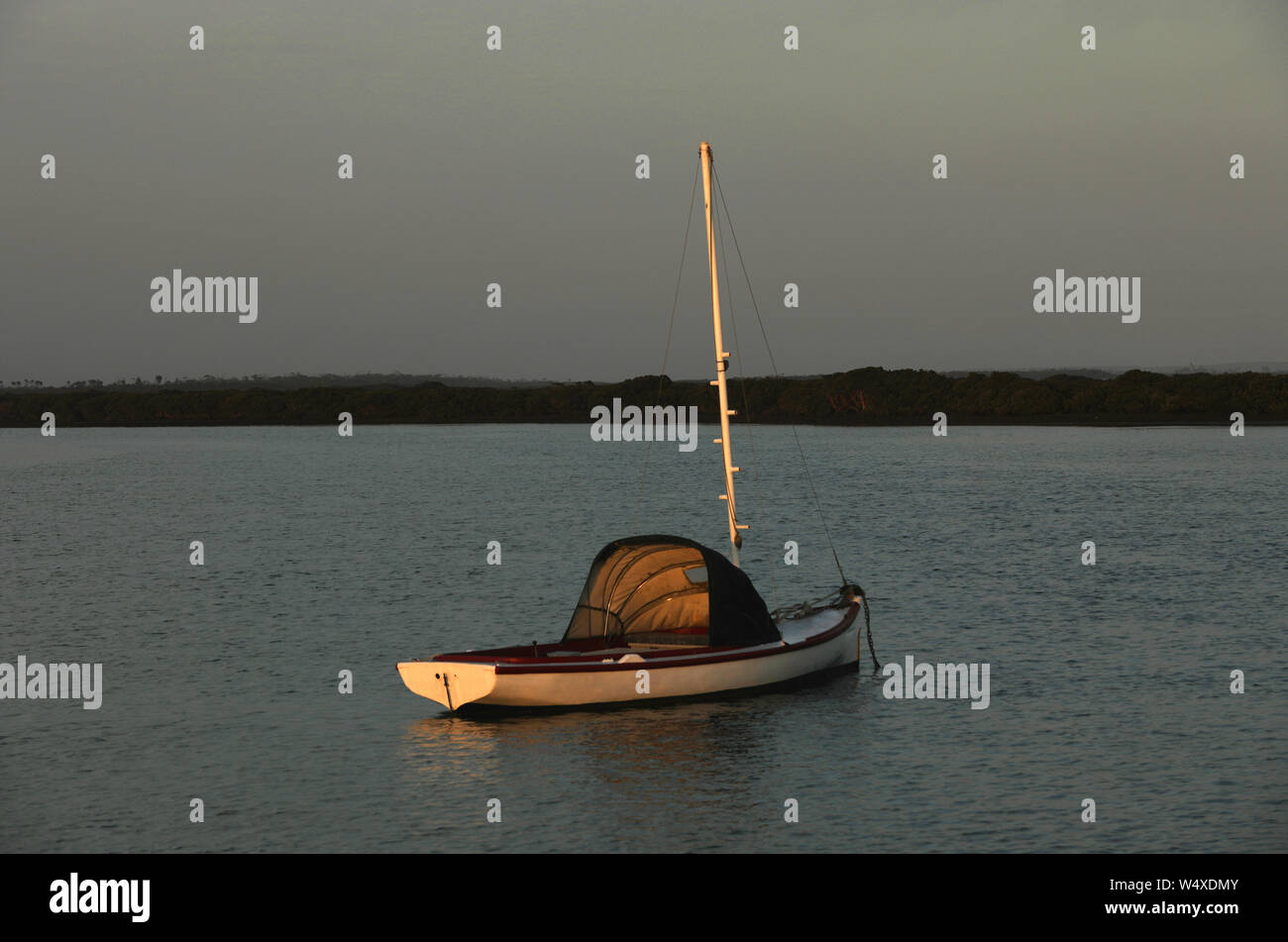Boad on the water Stock Photo - Alamy