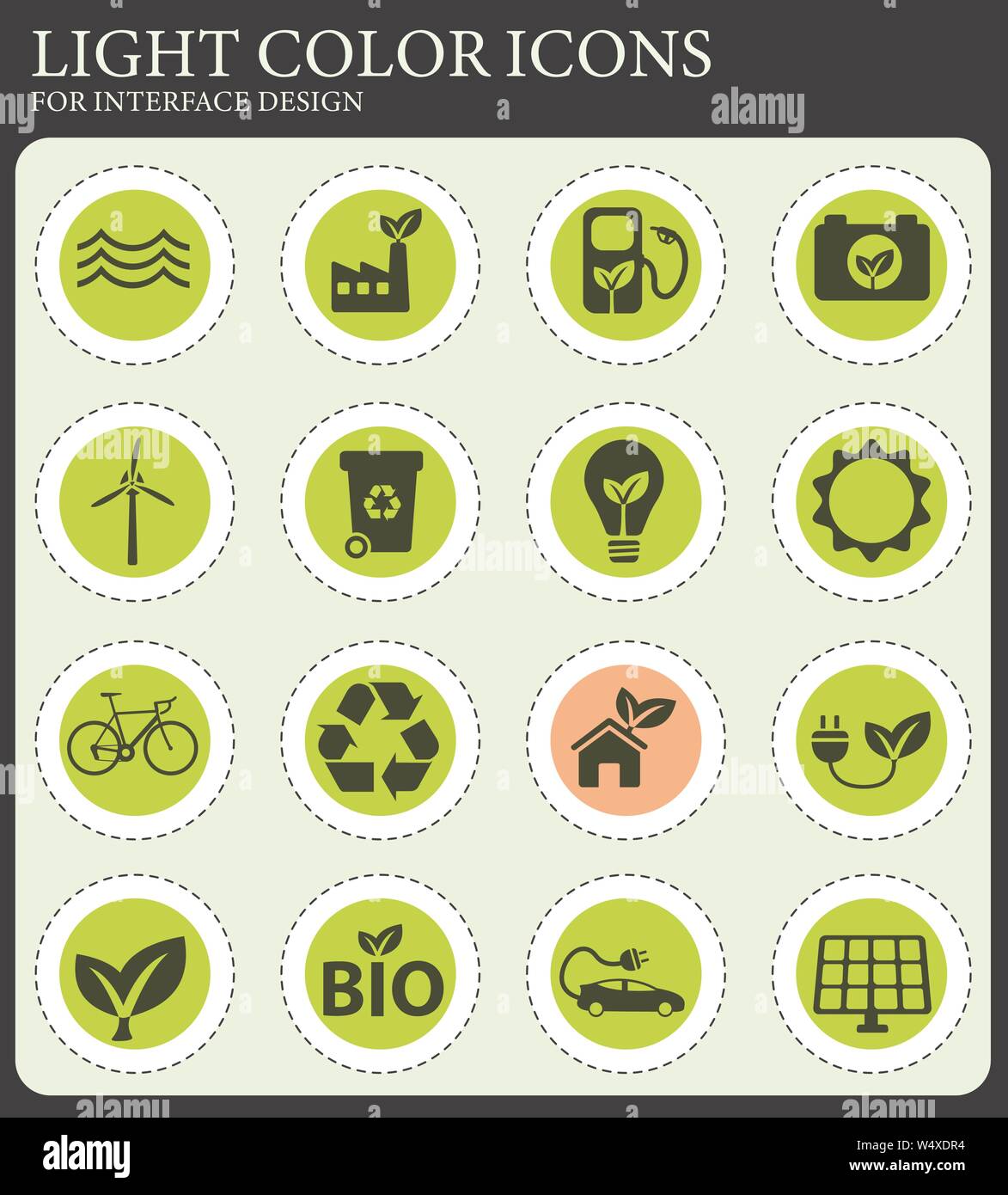 Alternative energy simply symbol for web icons Stock Vector Image & Art ...