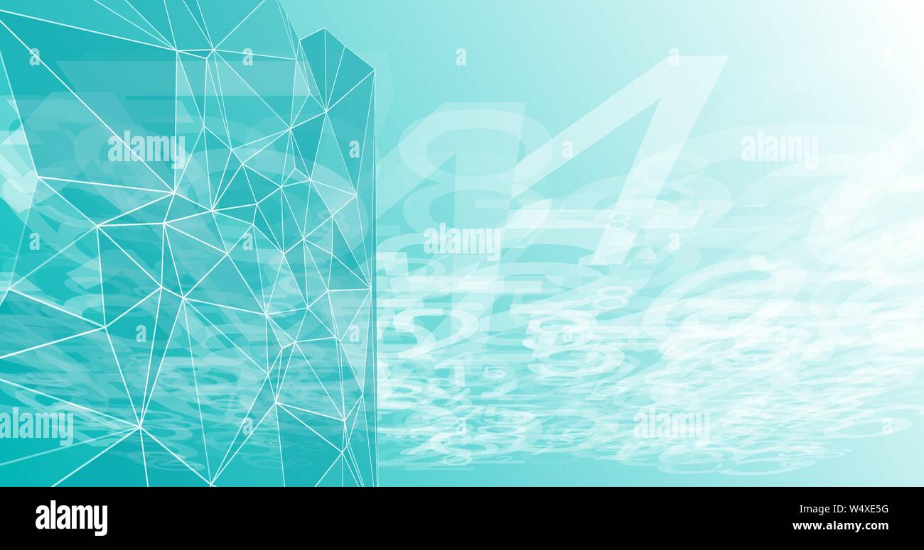 Computer network abstract, future machine learning Stock Vector Image ...