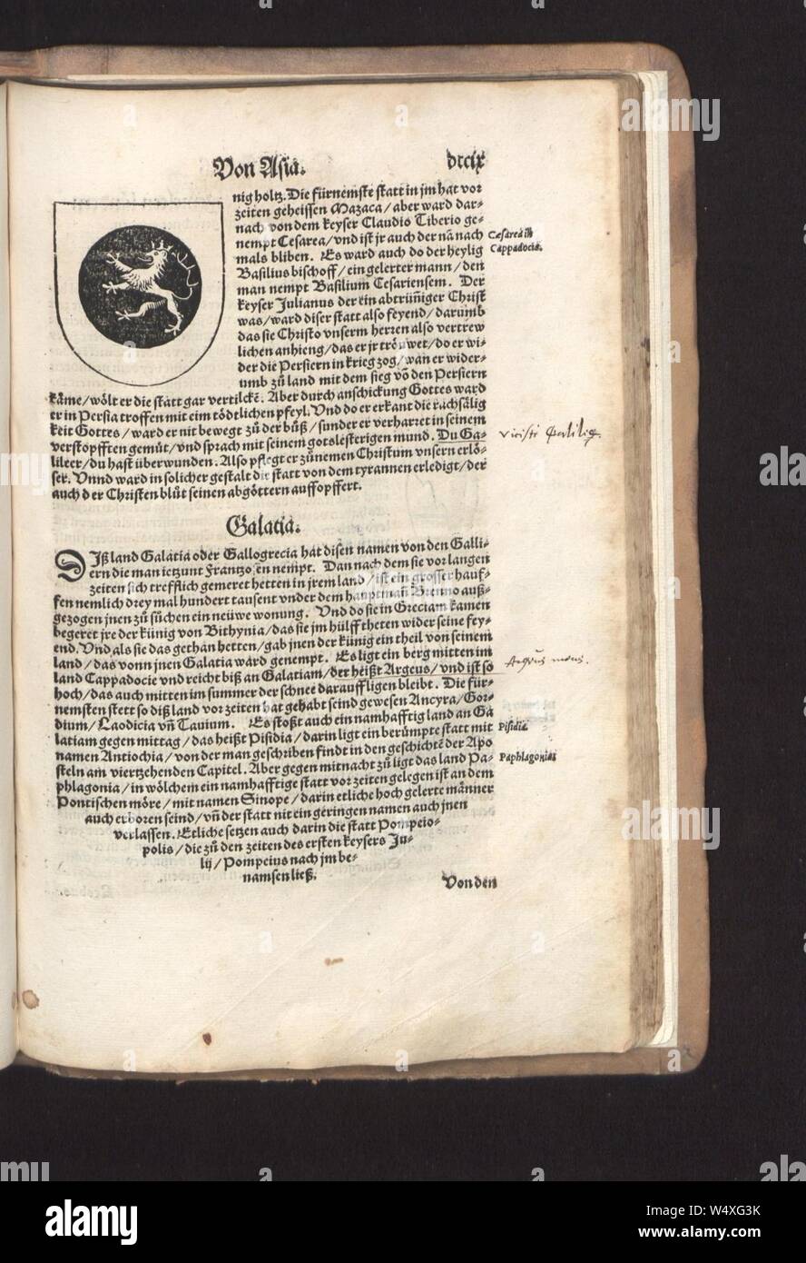 Cosmographia (Sebastian Münster) 709 Stock Photo - Alamy