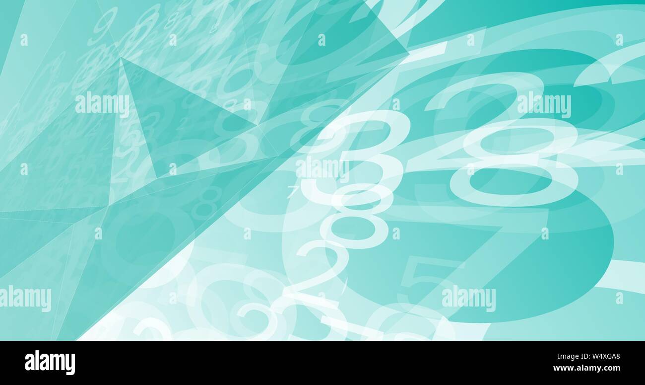 Artificial intelligence creative geometrical concept with random ...