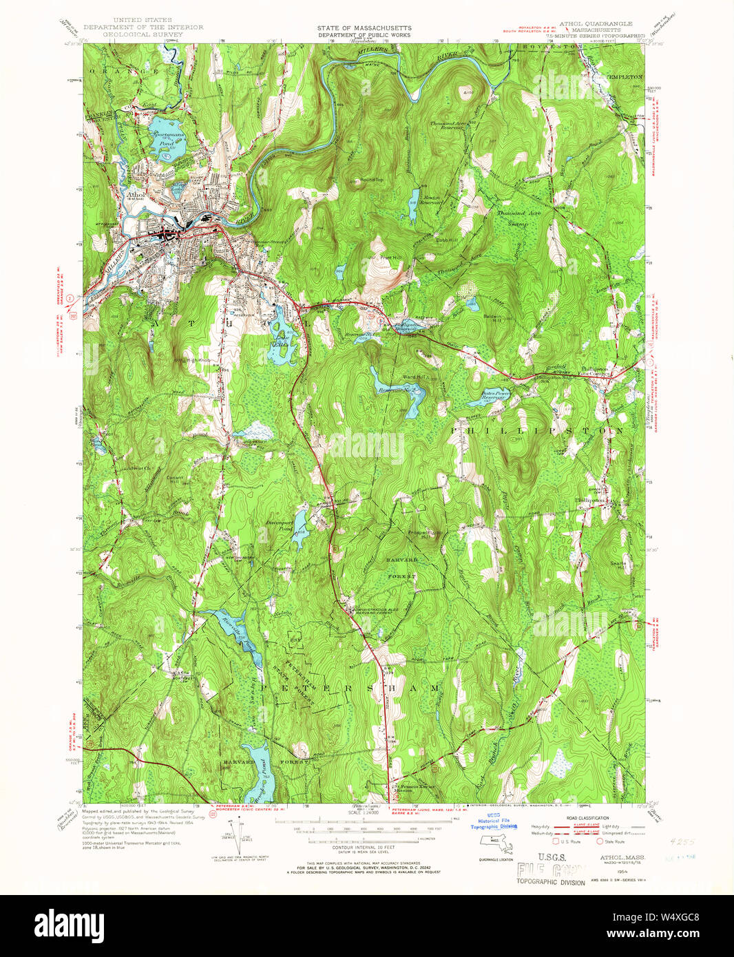 Athol map hi-res stock photography and images - Alamy
