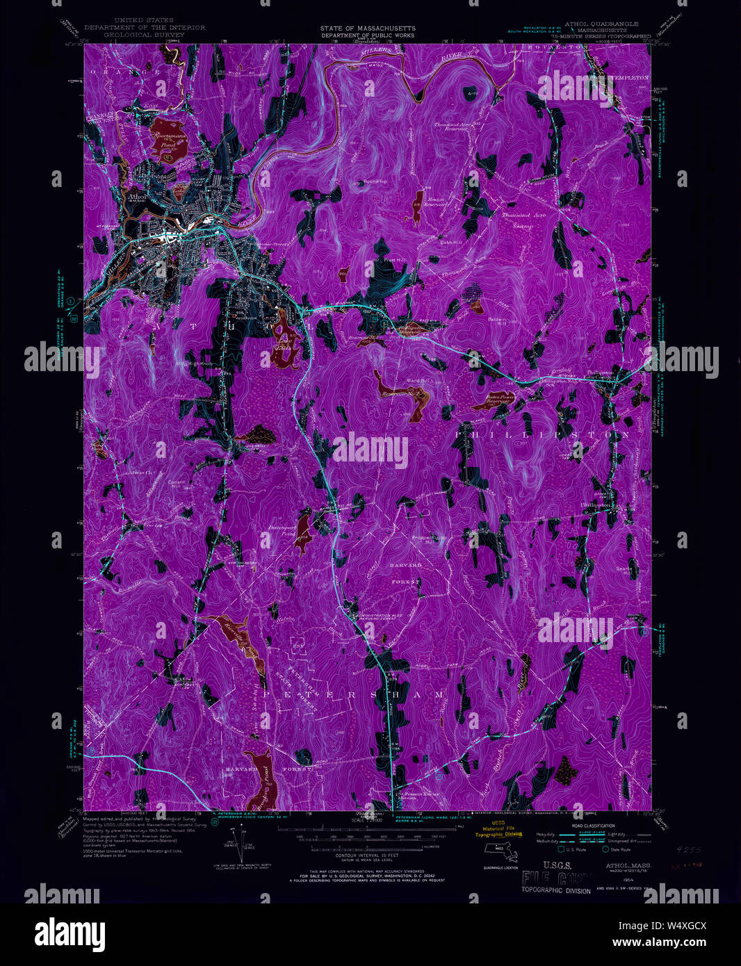 Map of athol hi-res stock photography and images - Alamy