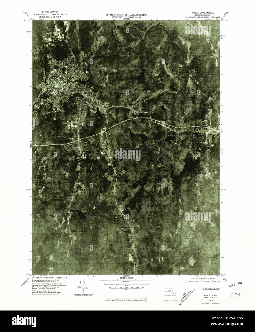 Athol map hi-res stock photography and images - Alamy