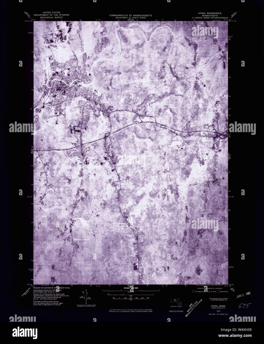 Map of athol hi-res stock photography and images - Alamy