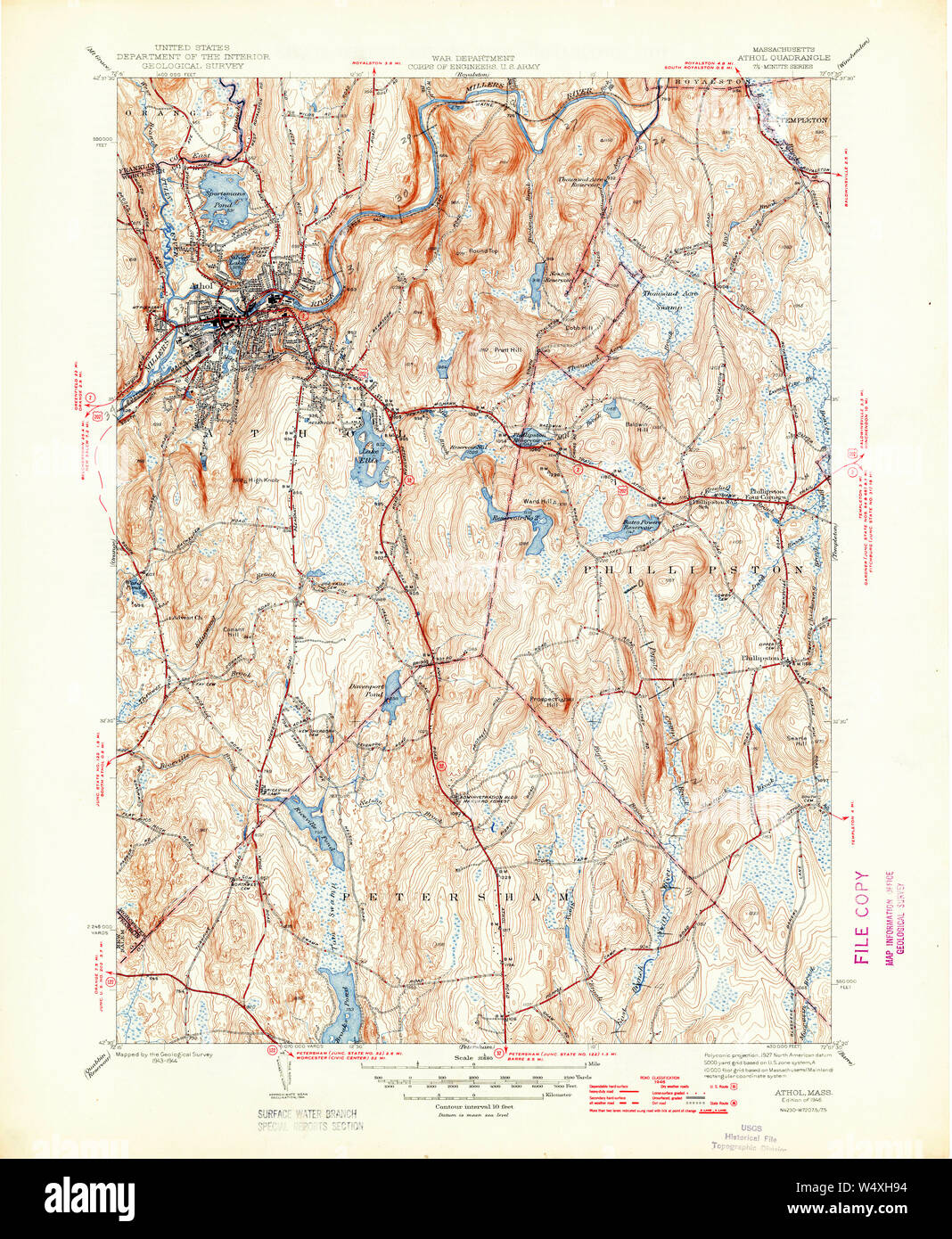 Athol map hi-res stock photography and images - Alamy