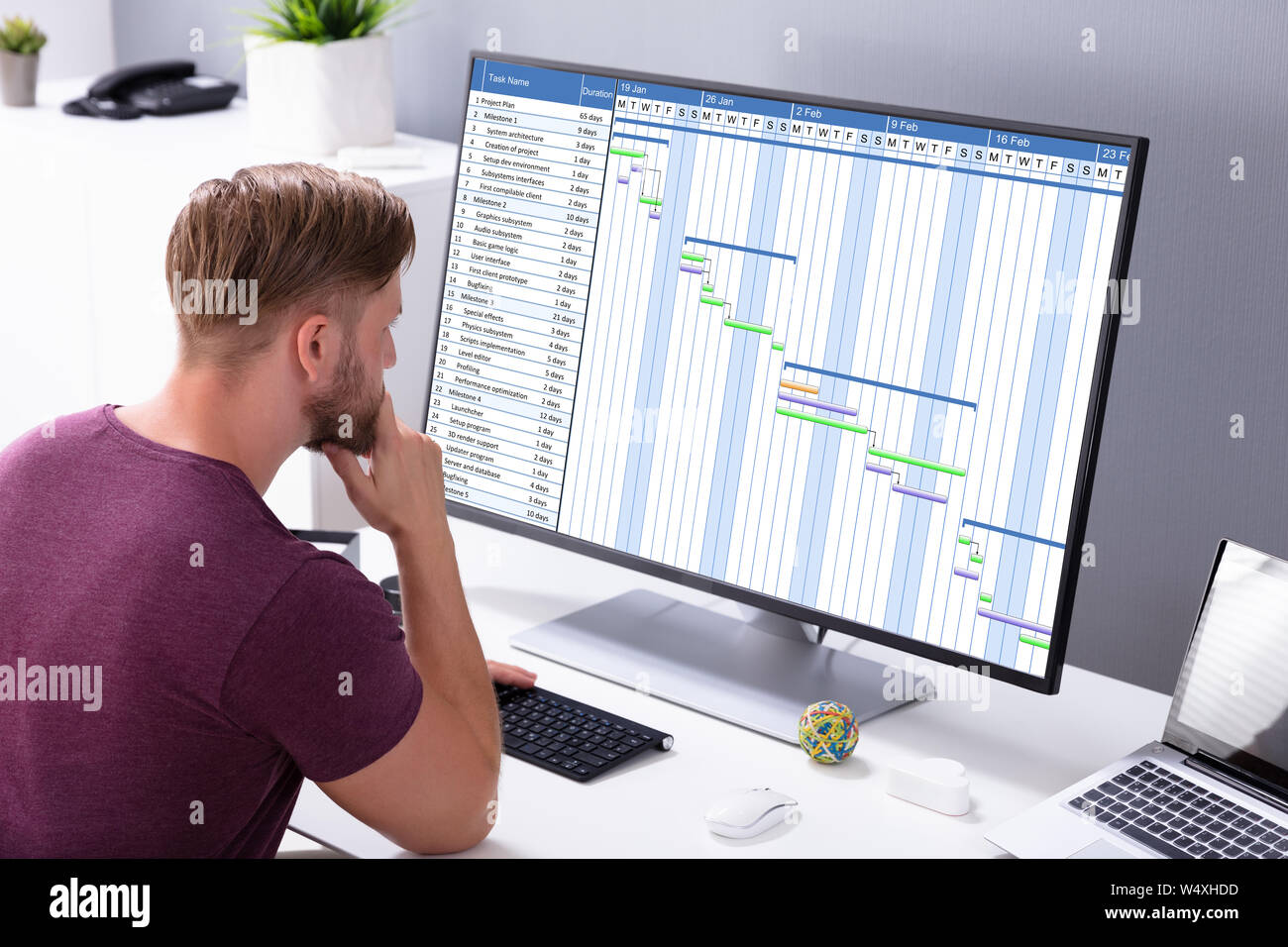 Gantt hi-res stock photography and images - Alamy