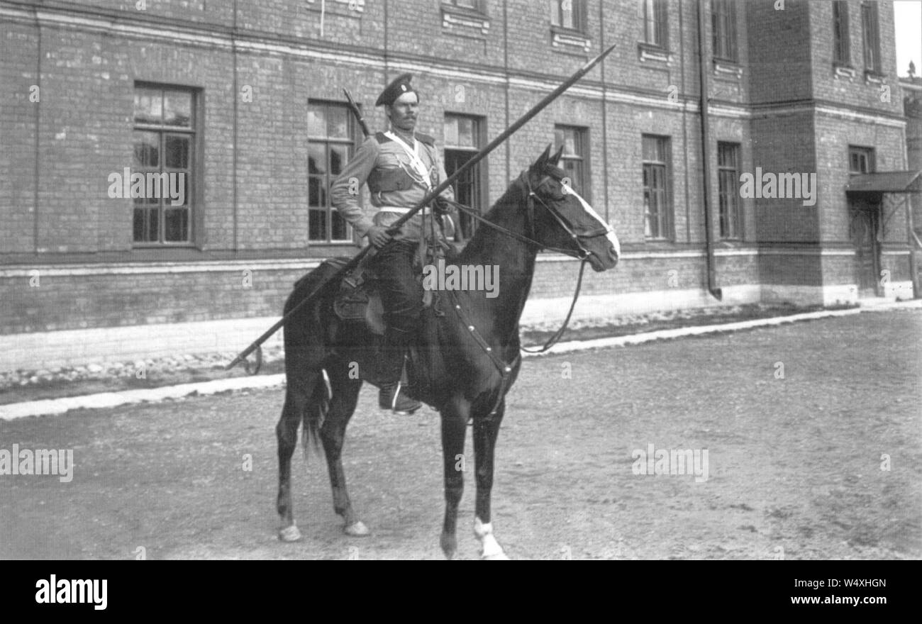 Life guards cossack regiment Black and White Stock Photos & Images - Alamy