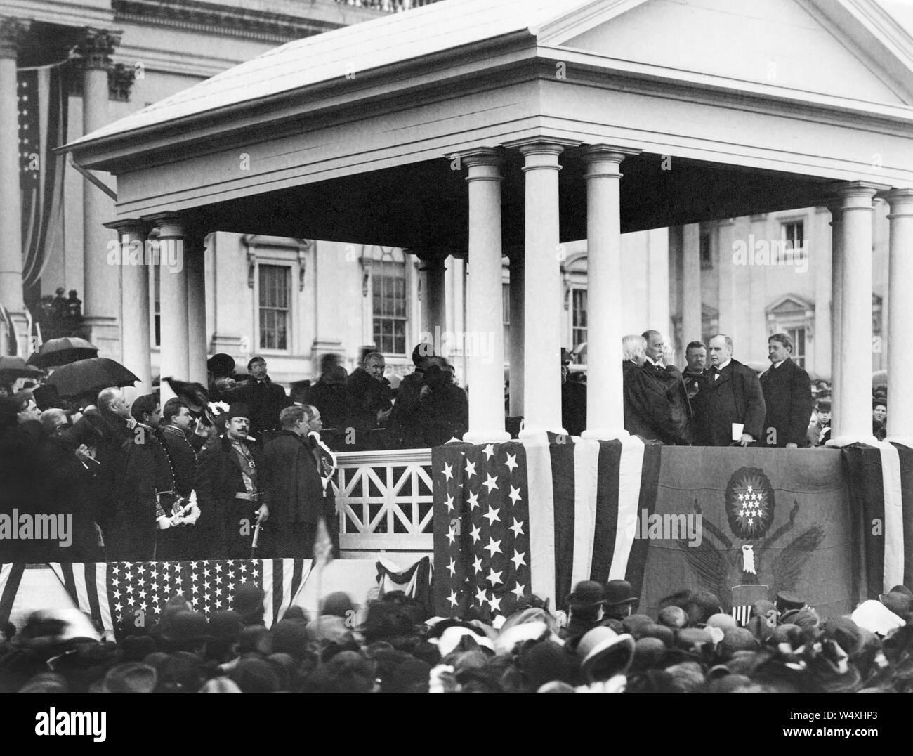 Theodore roosevelt inauguration 1901 hi-res stock photography and ...