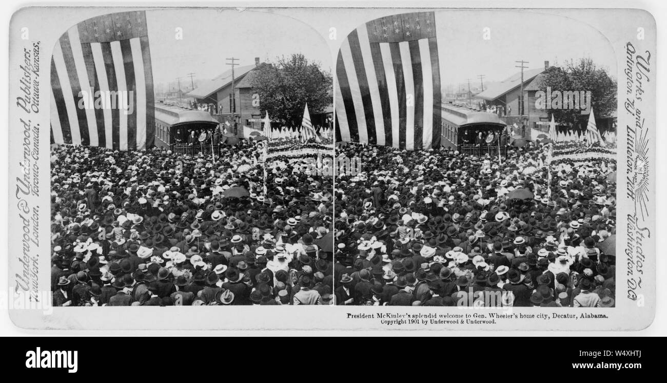 President McKinley's splendid welcome to Gen. Wheeler's home city ...