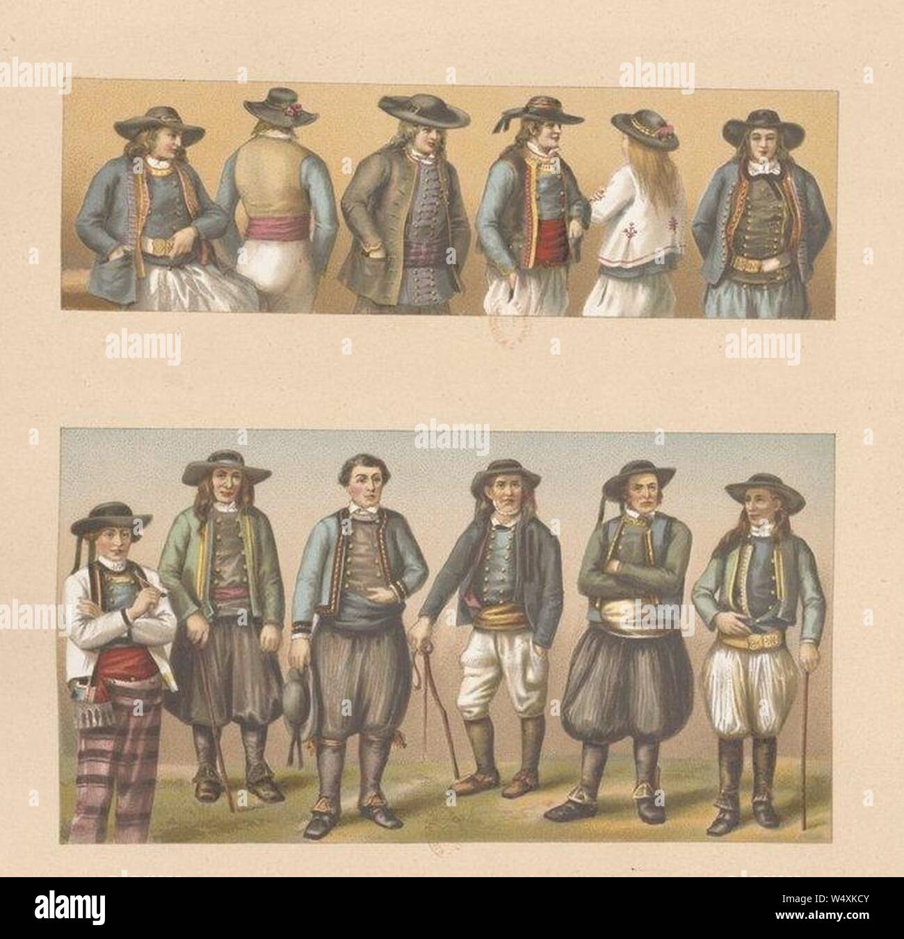 Costumes populaires du Finistère Stock Photo - Alamy