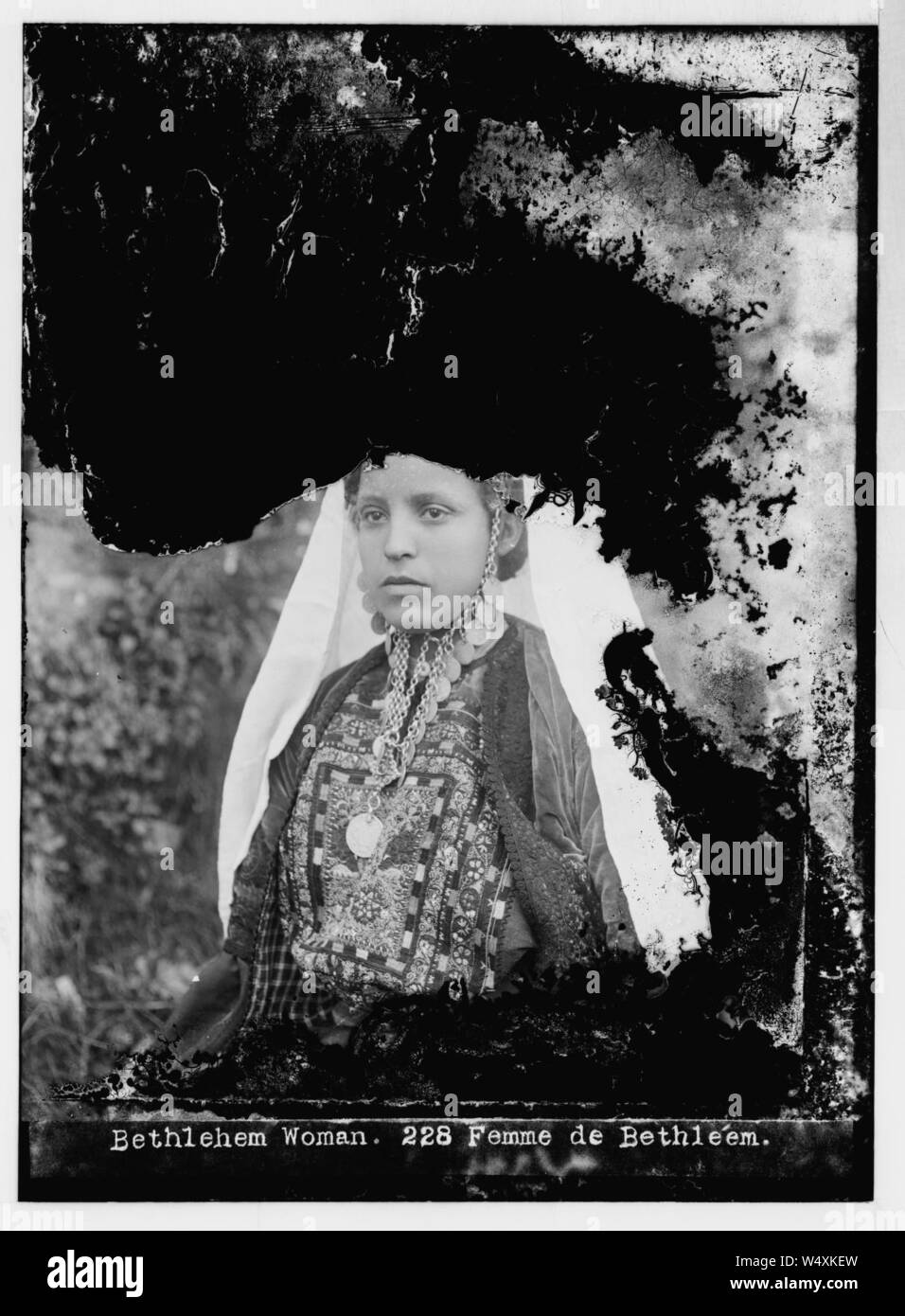 Costumes, characters and ceremonies, etc. Bethlehem woman Stock Photo ...