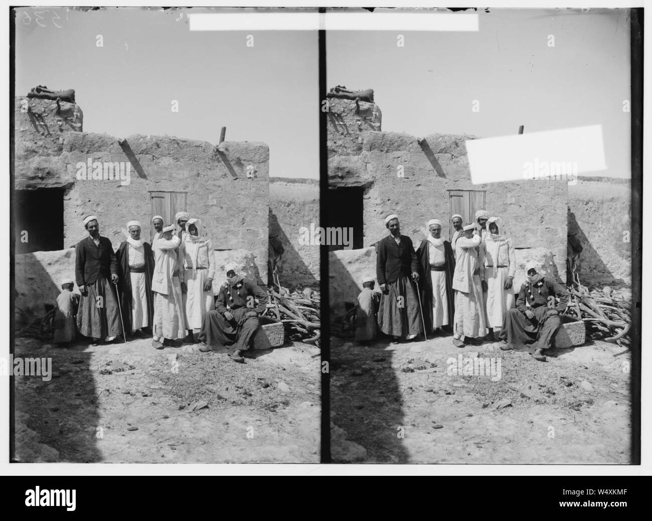 Costumes, characters, etc. Group of Druse (i.e., Druze) men Stock Photo ...