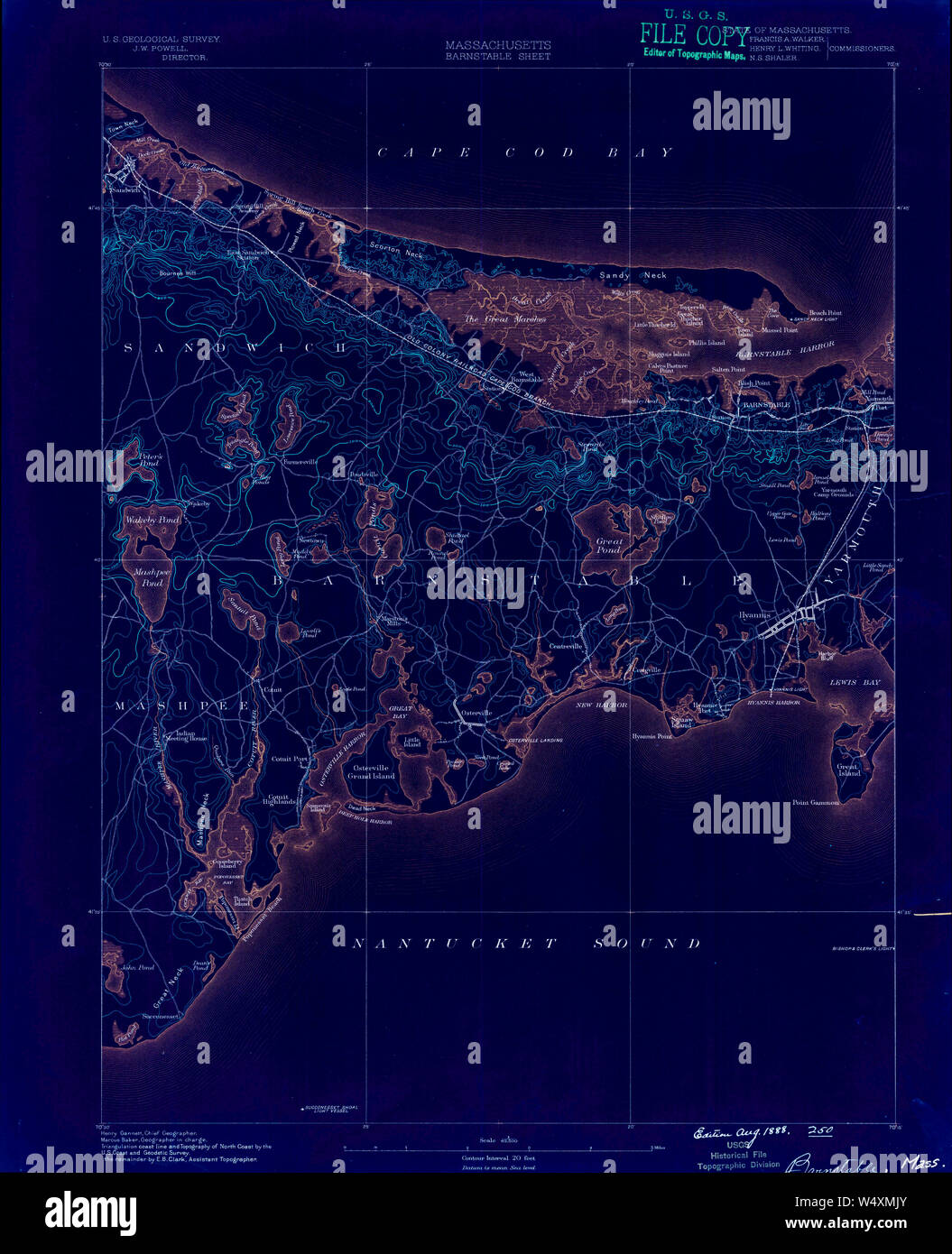 Barnstable map hi-res stock photography and images - Alamy