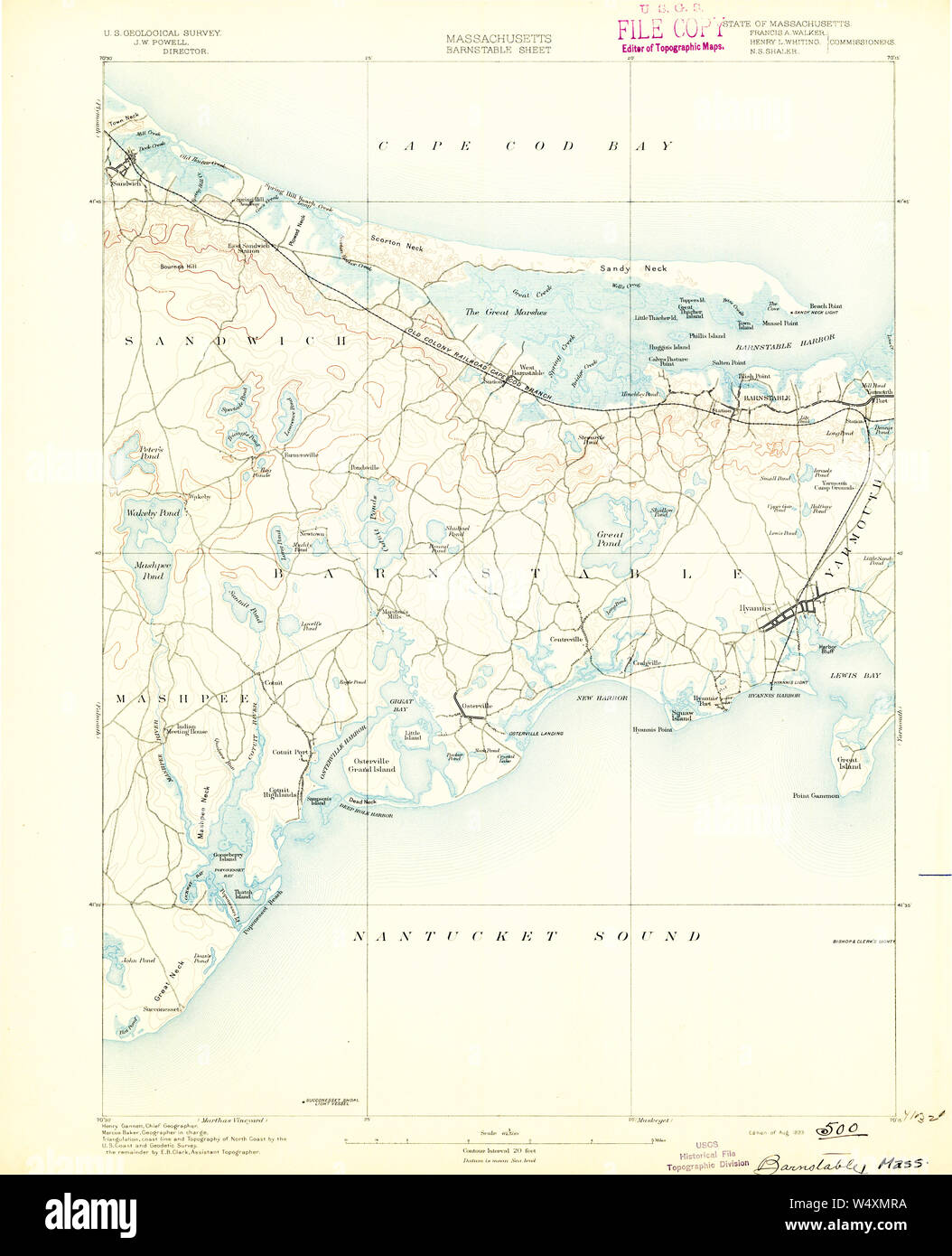 Map of barnstable hi-res stock photography and images - Alamy