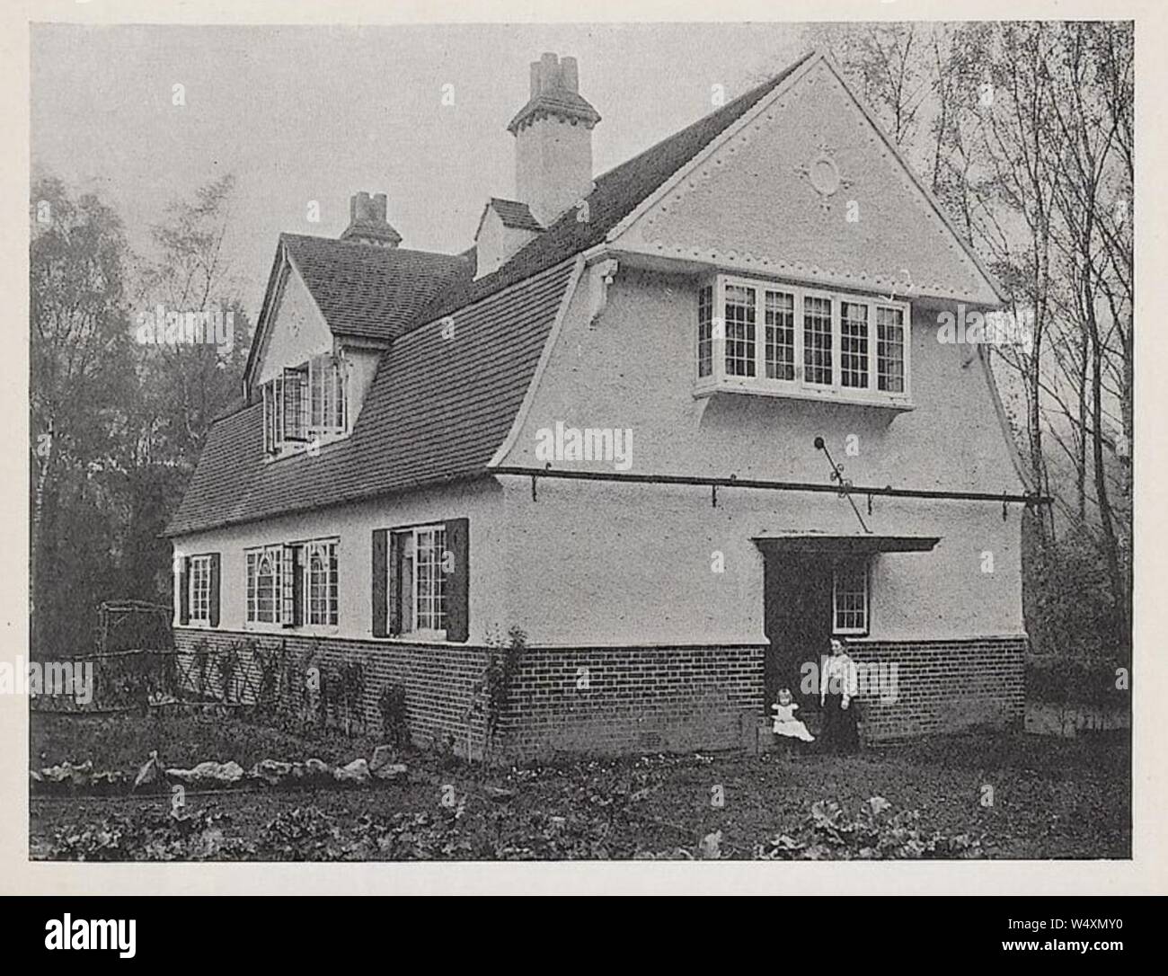 Cottages at Leigh Woods Stock Photo - Alamy