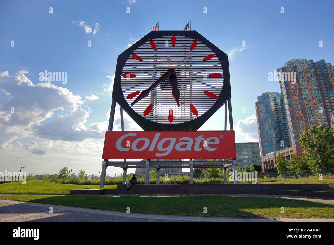 Colgate Clock, Jersey City, NJ Stock Photo - Alamy