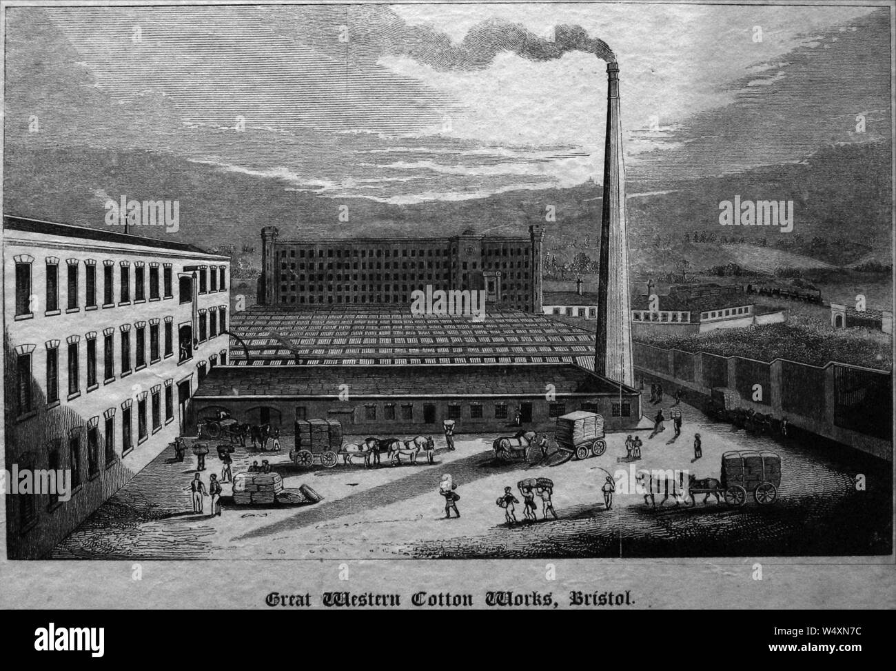 Cotton mill Black and White Stock Photos & Images - Alamy