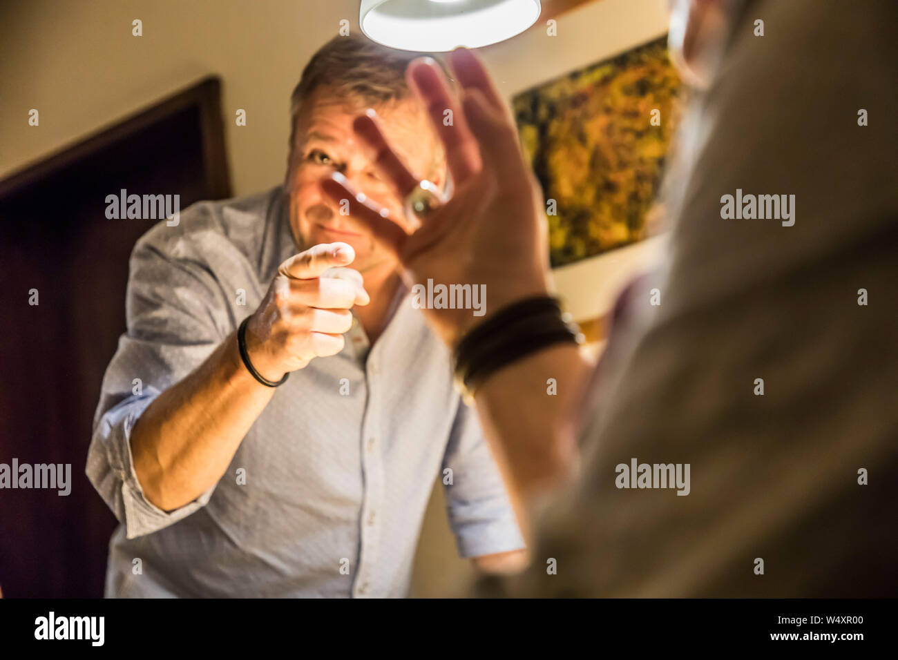 Symbol photo, argument, man and woman argue, discuss controversially ...