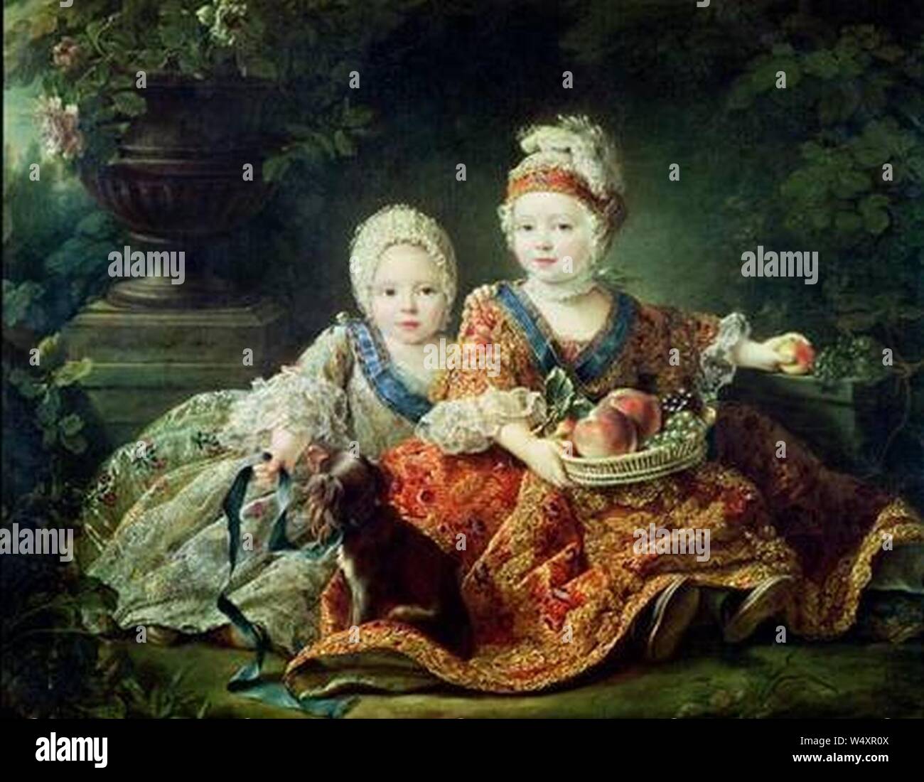 Count of Provence and Duke of Berry young Stock Photo - Alamy