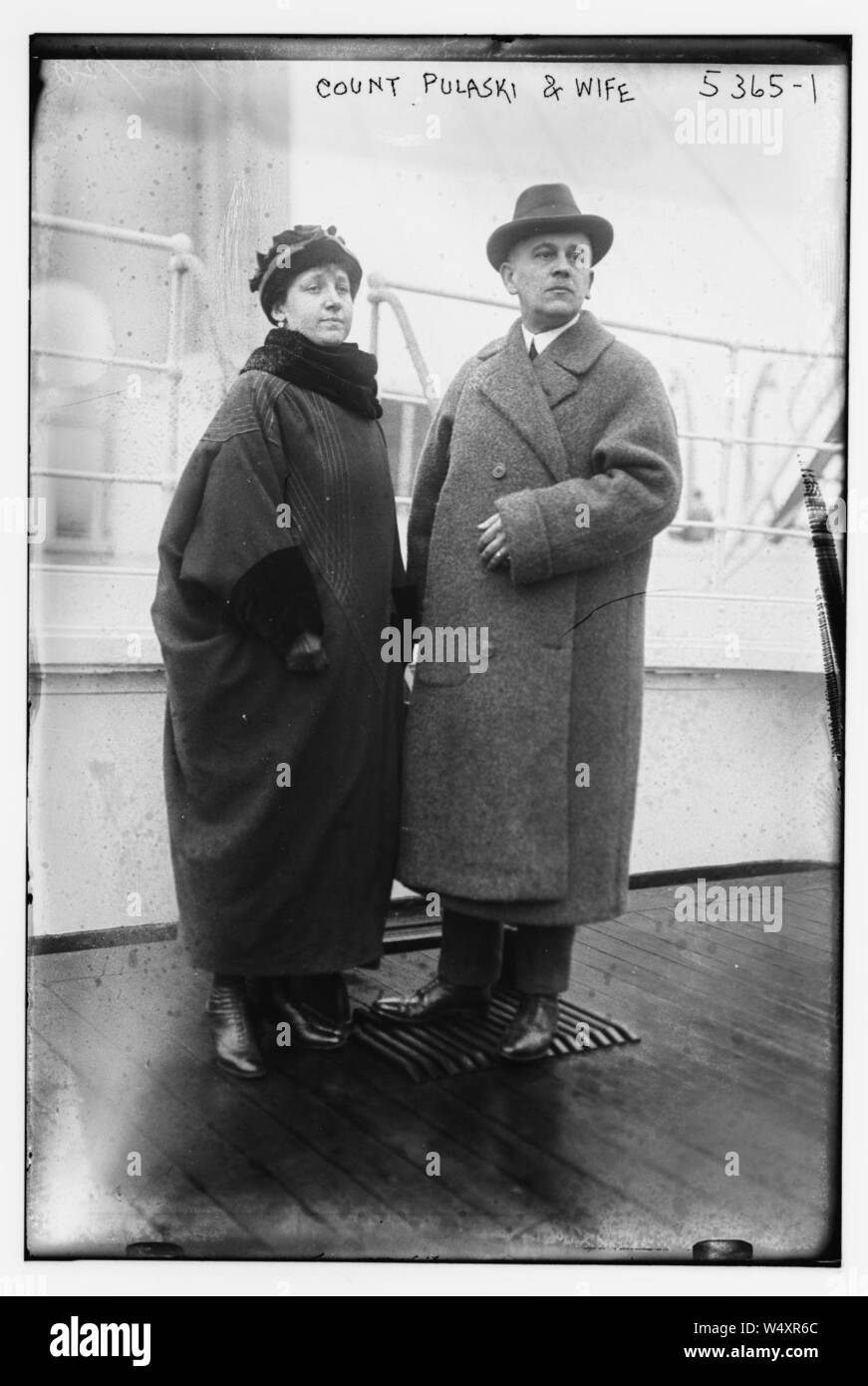 Count Pulaski and wife Stock Photo - Alamy