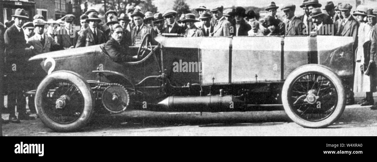 Count Zborowski With Chitty Bang Bang 1 At Brooklands Stock Photo - Alamy