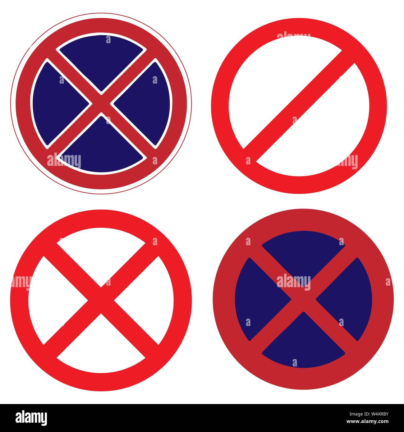 Prohibition no symbol, Sign ban vector illustration Stock Vector Image ...