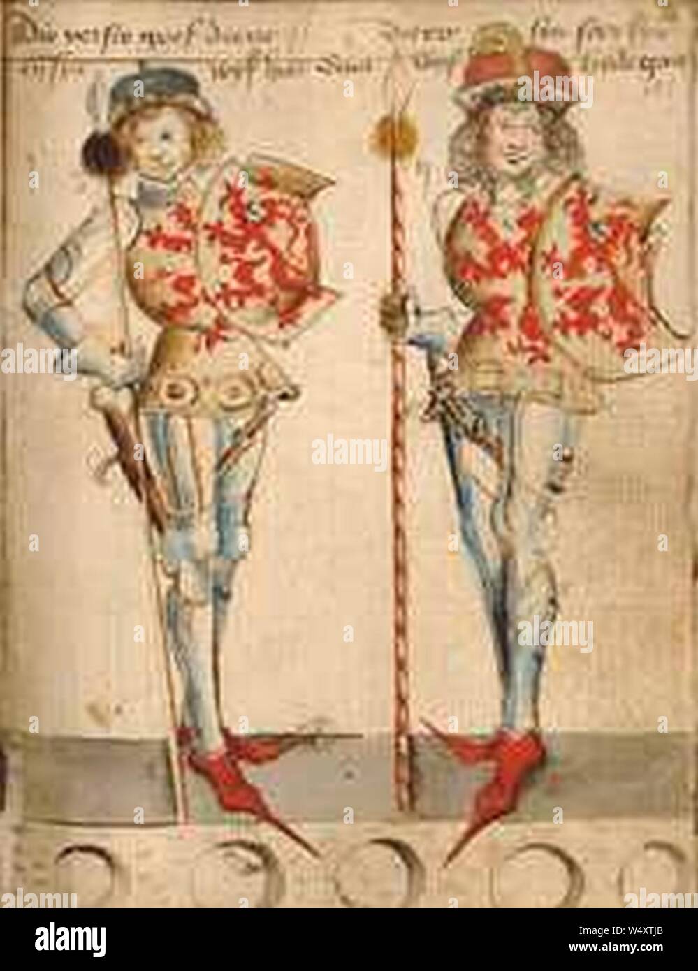 Counts Dirk I and Dirk II of Holland Stock Photo - Alamy