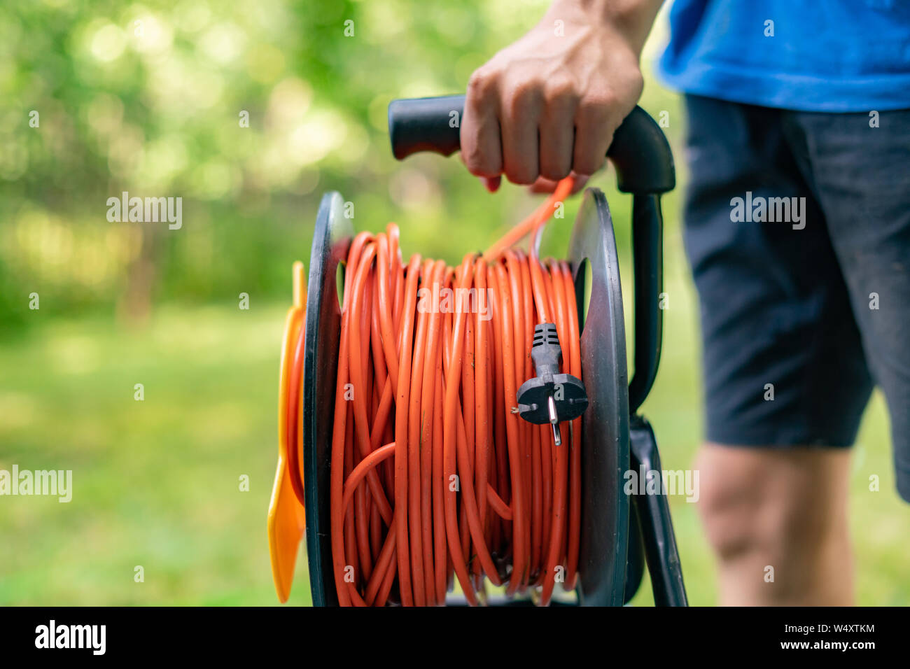 big roll of the industrial wire cable elecricity connection indusrty ...