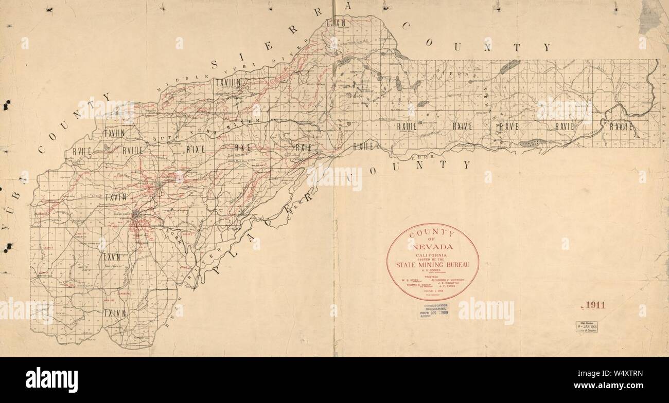 Vintage nevada county california hi-res stock photography and images ...