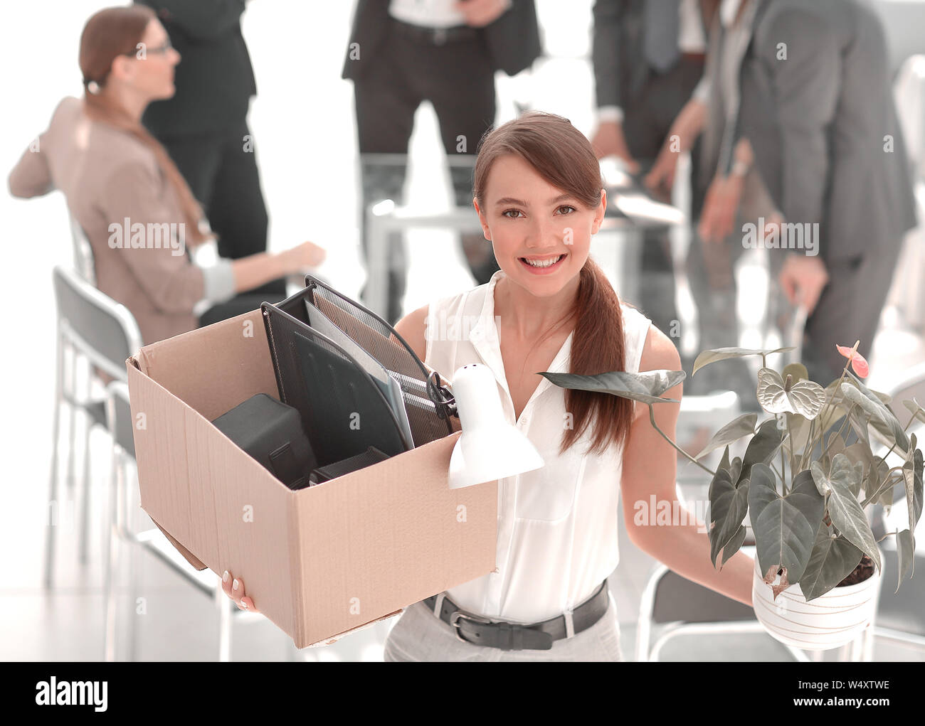 new employee coming to office first time Stock Photo - Alamy