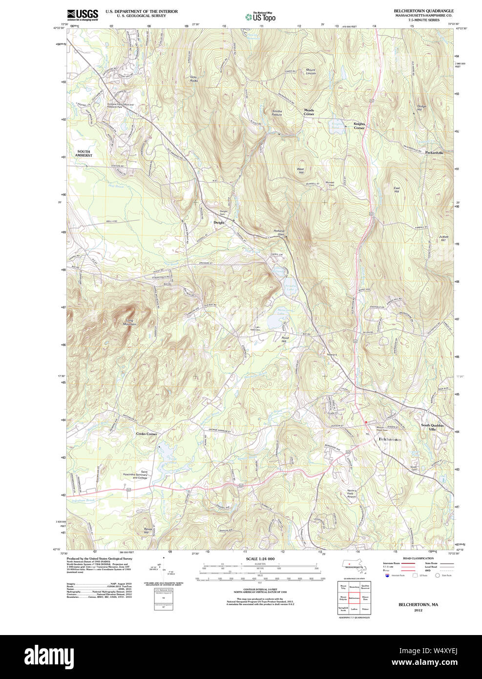 Massachusetts USGS Historical Topo Map MA Belchertown 20120529 TM ... Massachusetts USGS Historical Topo Map MA Belchertown 20120529 TM ...