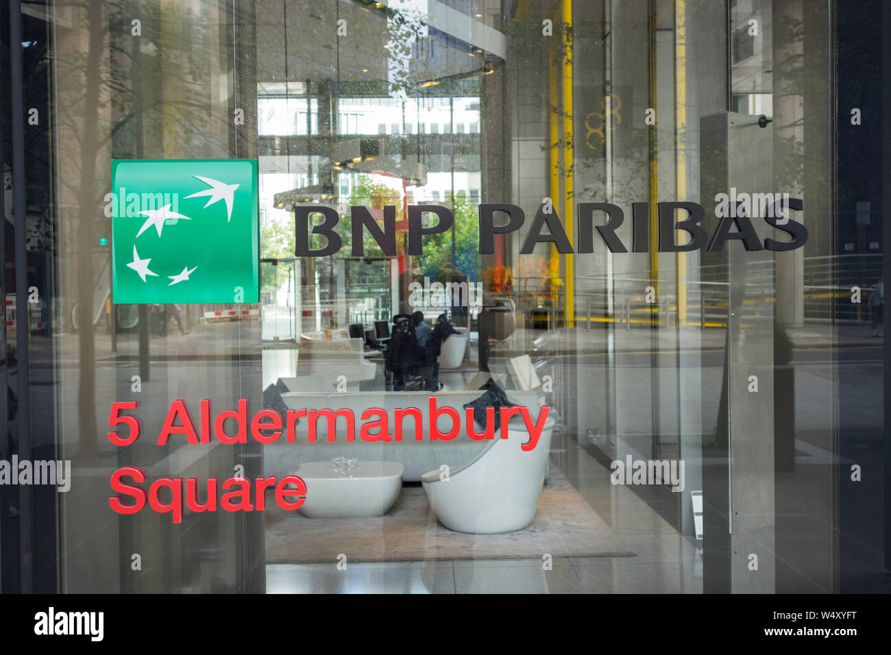 BNP Paribas, 5 Aldermanbury Square, Barbican, London, EC2, England, UK ...