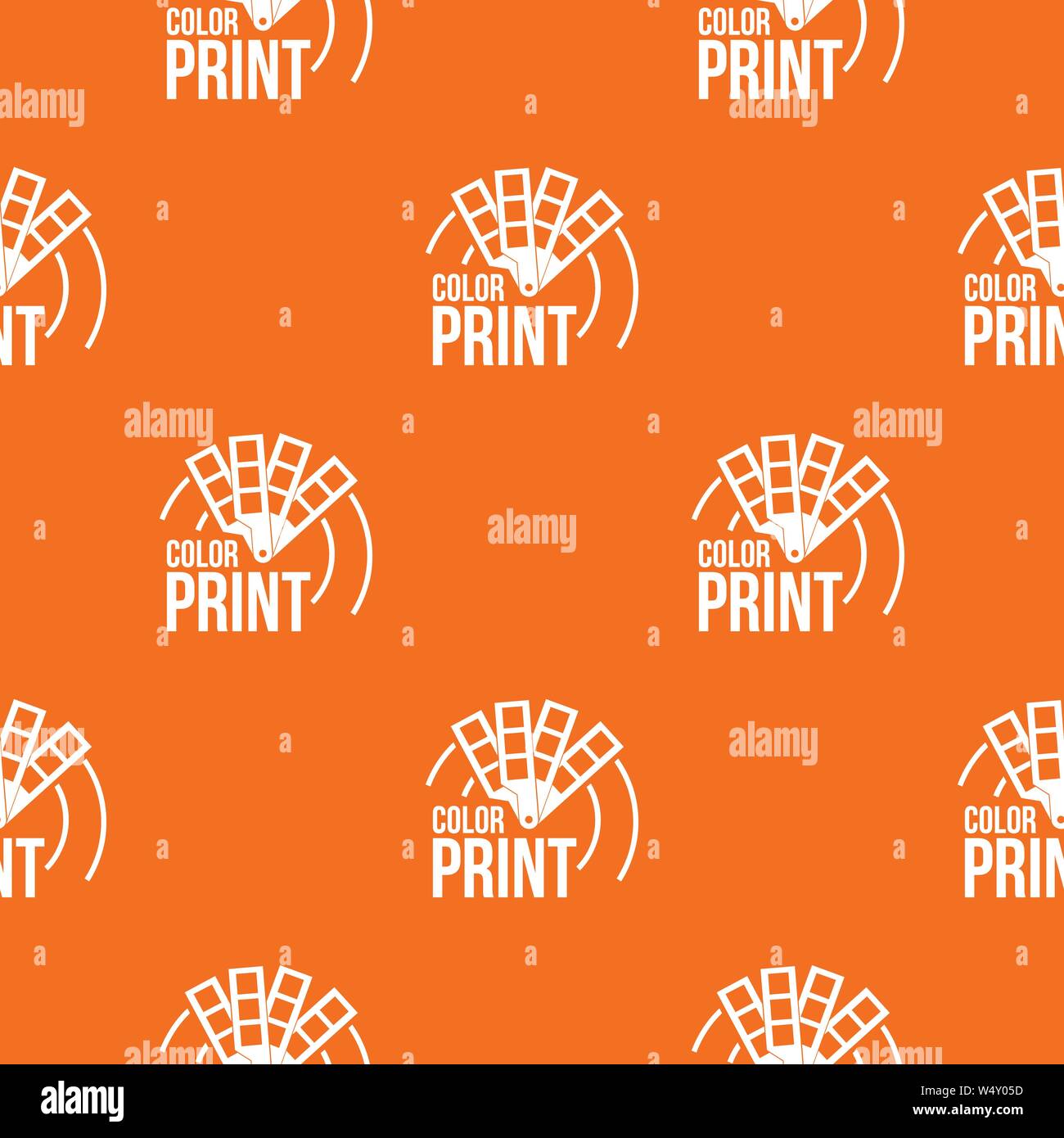 Color print pattern vector orange Stock Vector Image & Art - Alamy