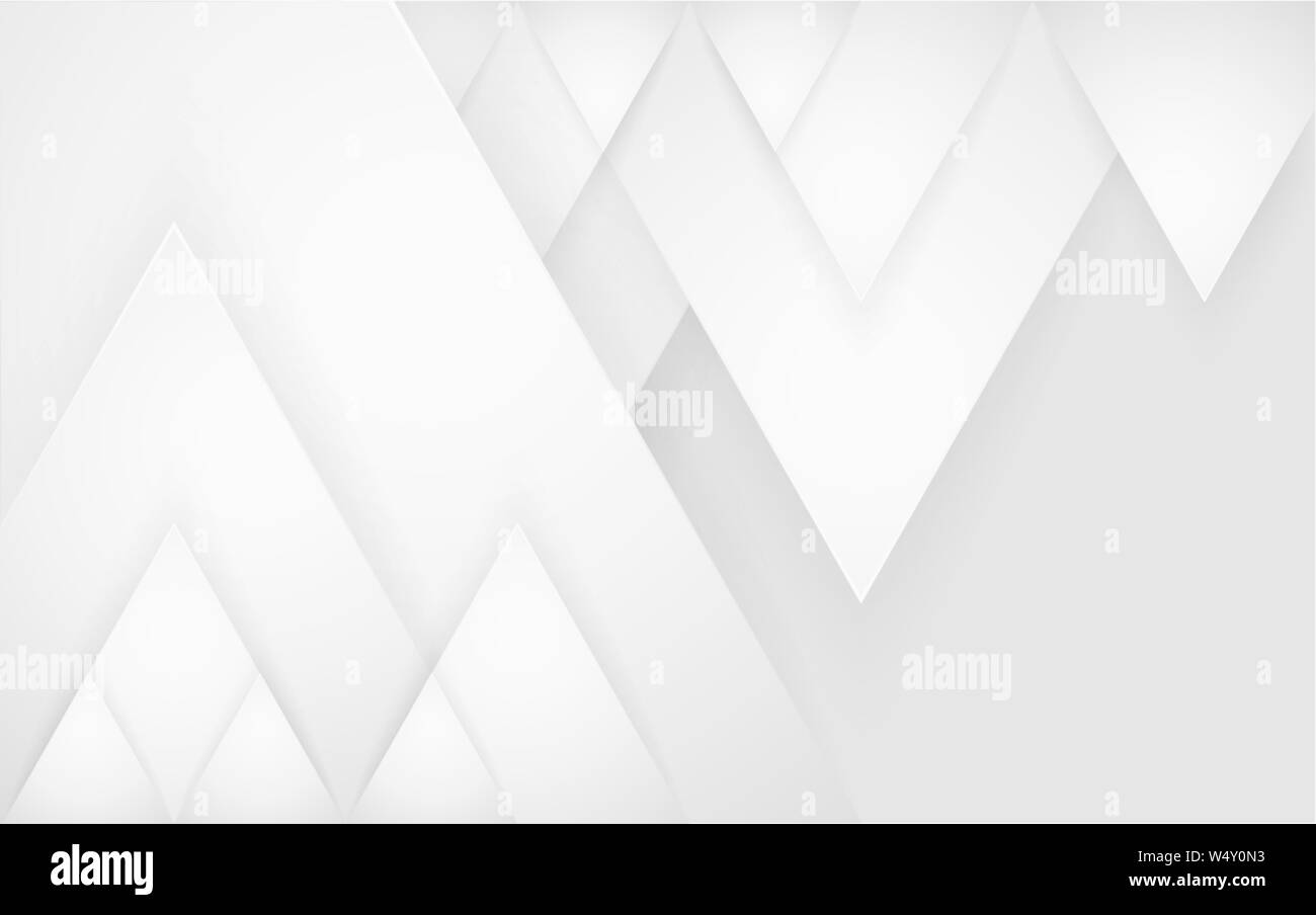 Decorative web layout or poster, banner. White grey background vector ...