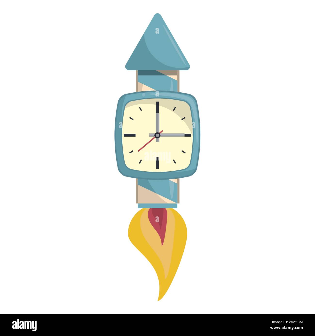 time clock watch alarm cartoon Stock Vector Image & Art - Alamy