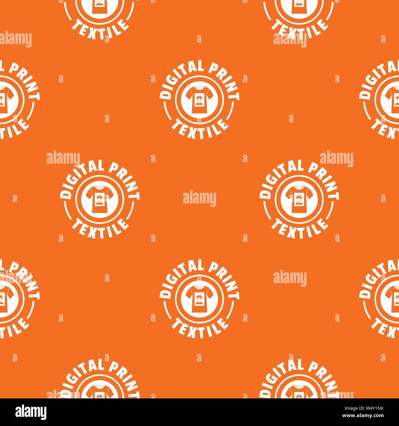 Digital print textile pattern vector orange Stock Vector Image & Art ...