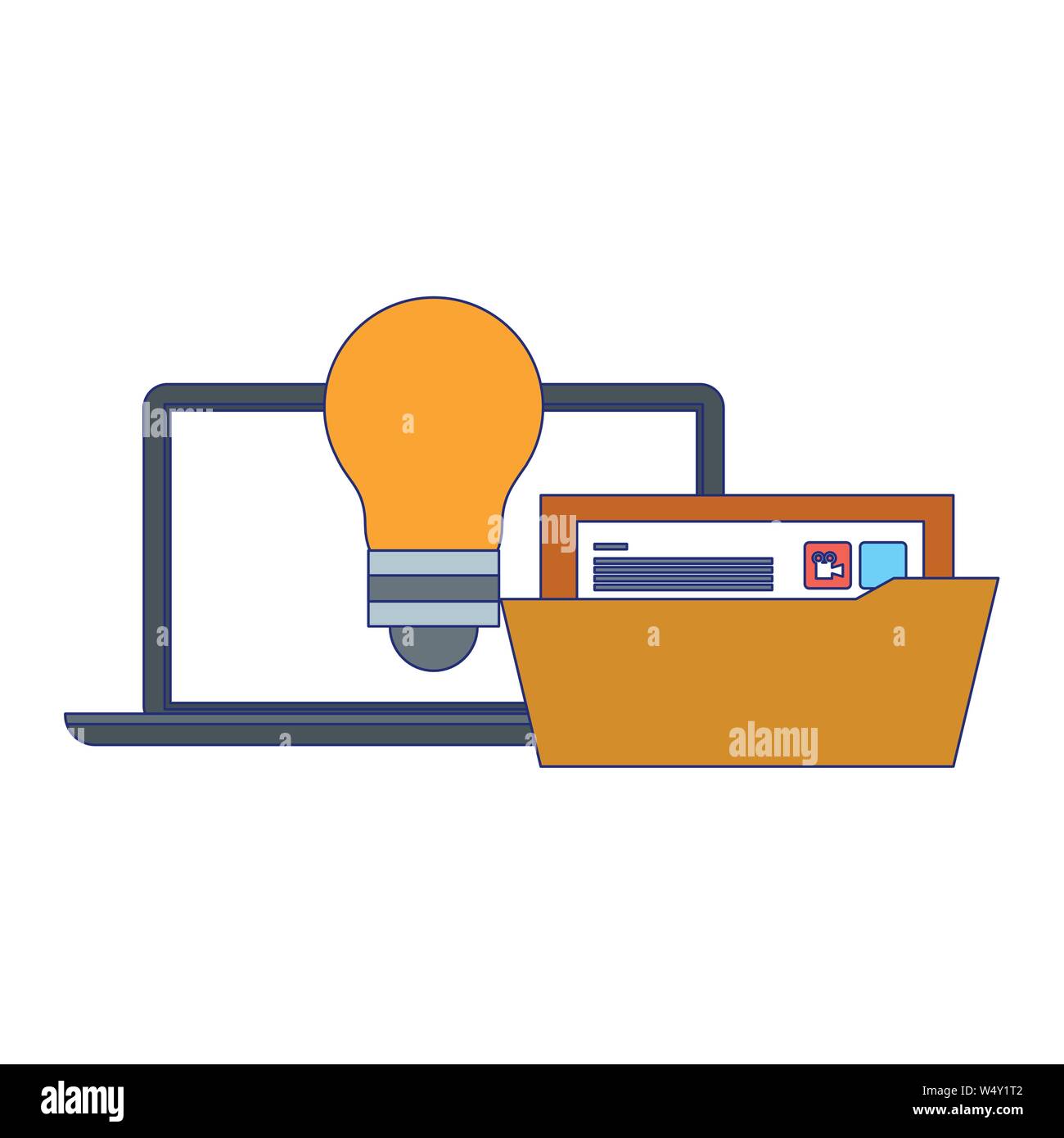 technology digital online modern cartoon Stock Vector Image & Art - Alamy